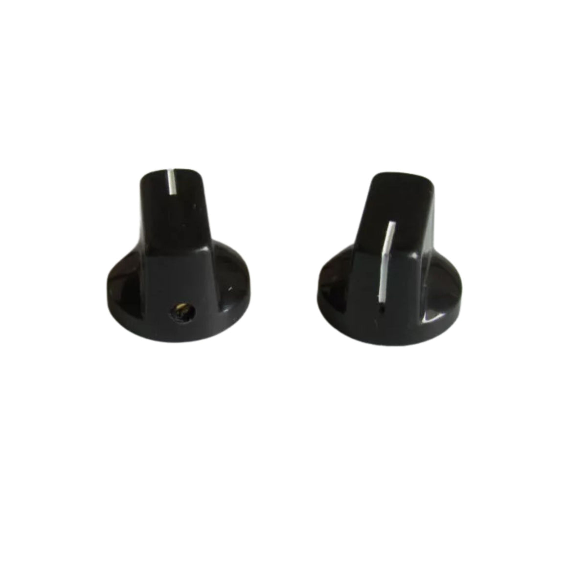 Davies 1510 Black Pointer Knobs for Amp and Effect Pedal - Black (Set – Ploutone
