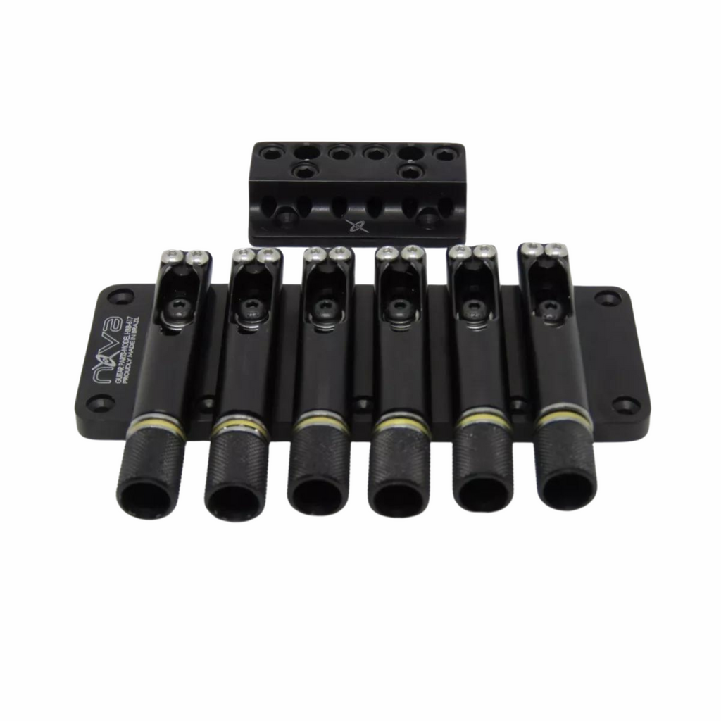 Nova Guitar Parts 6-String Headless Bass Bridge | Ploutone