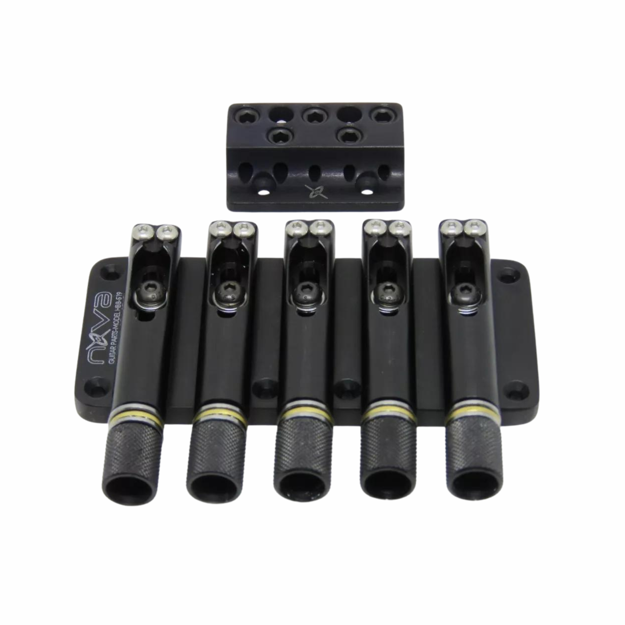 Nova Guitar Parts 5-String Headless Bass Bridge | Ploutone