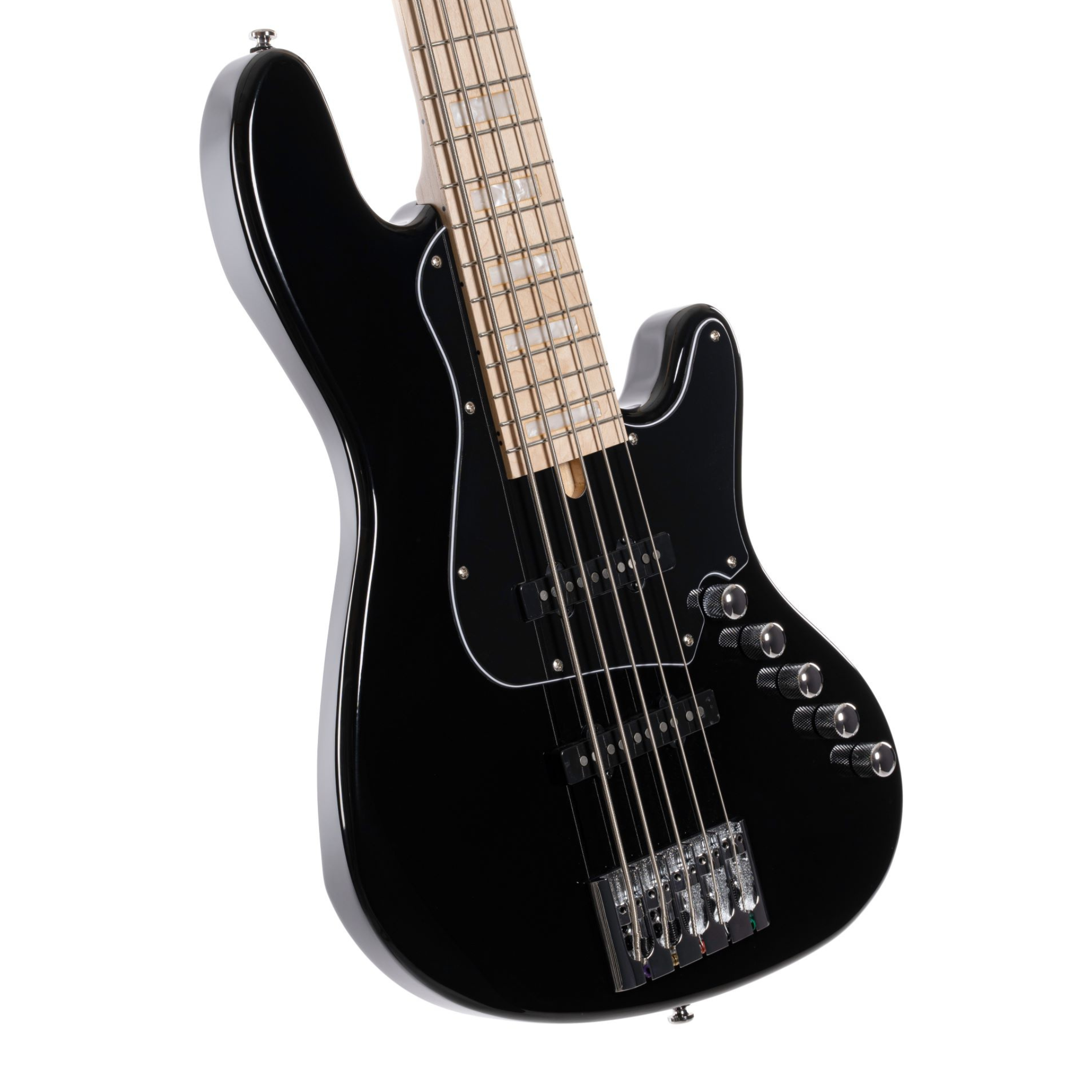 Cort Elrick NJS Series 5-String Bass Guitar Black - Ploutone