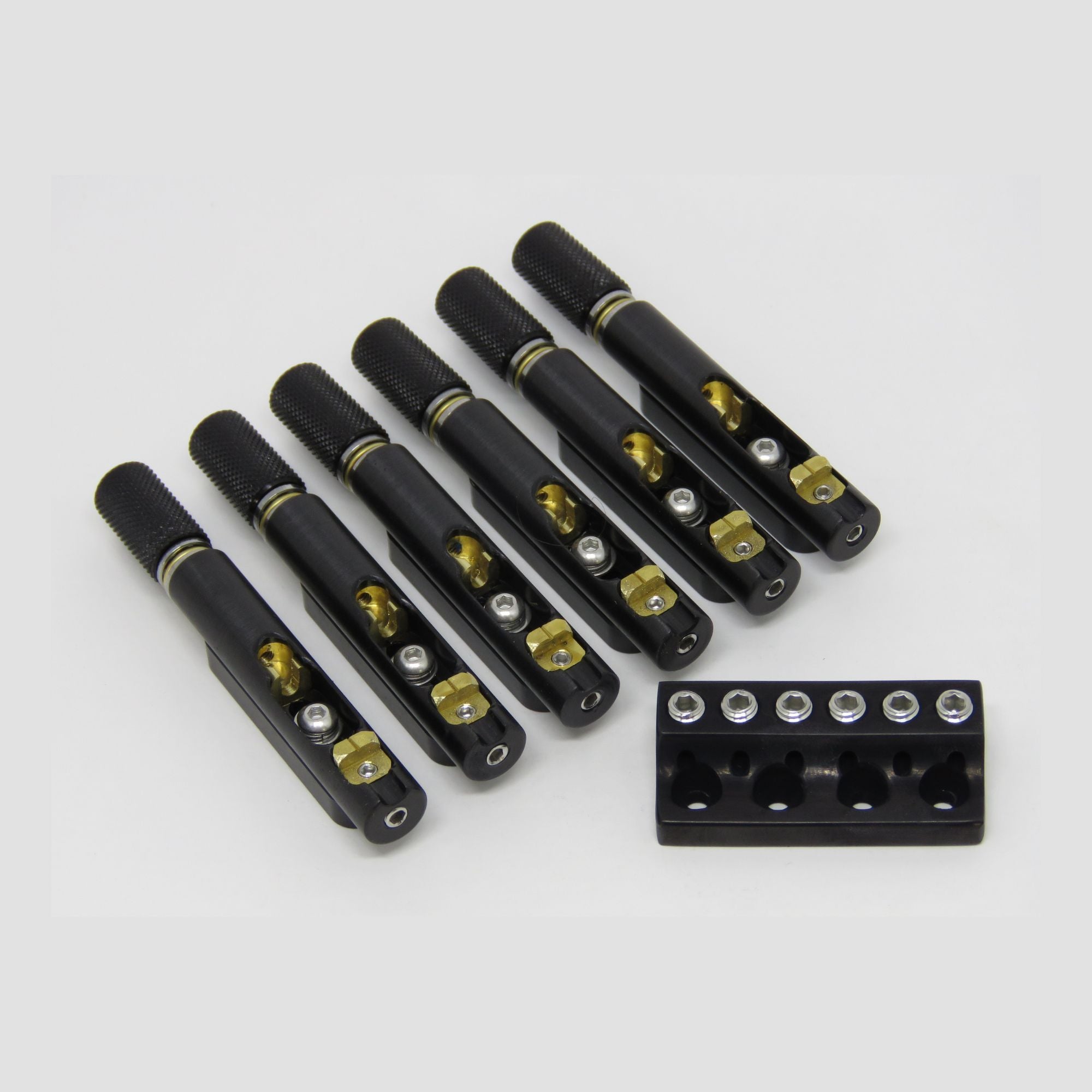 Nova Guitar Parts Single String Headless Guitar Bridge | Ploutone