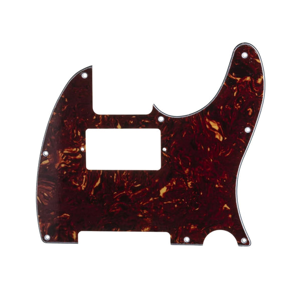 8-Hole Humbucker Telecaster Pickguard - Red Tortoise – Ploutone