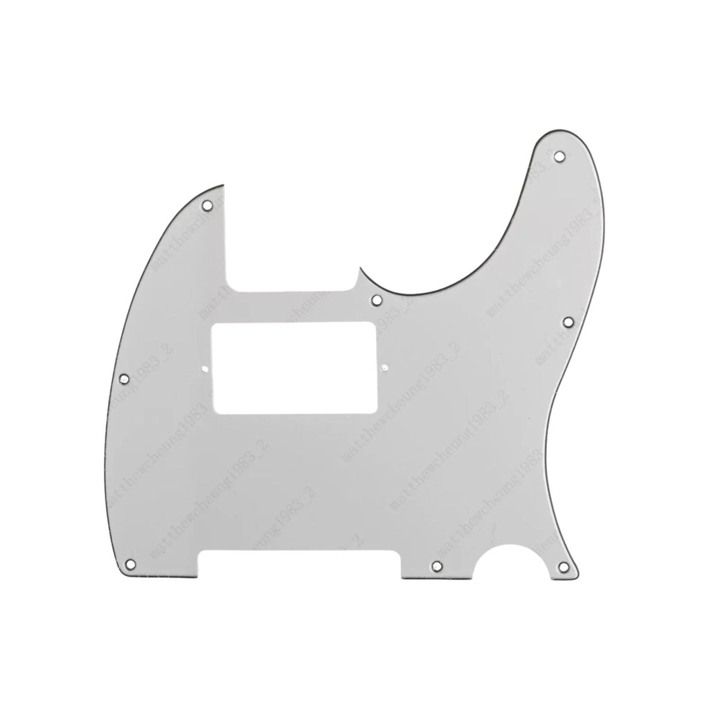 8-Hole Humbucker Telecaster Pickguard - Vintage White – Ploutone