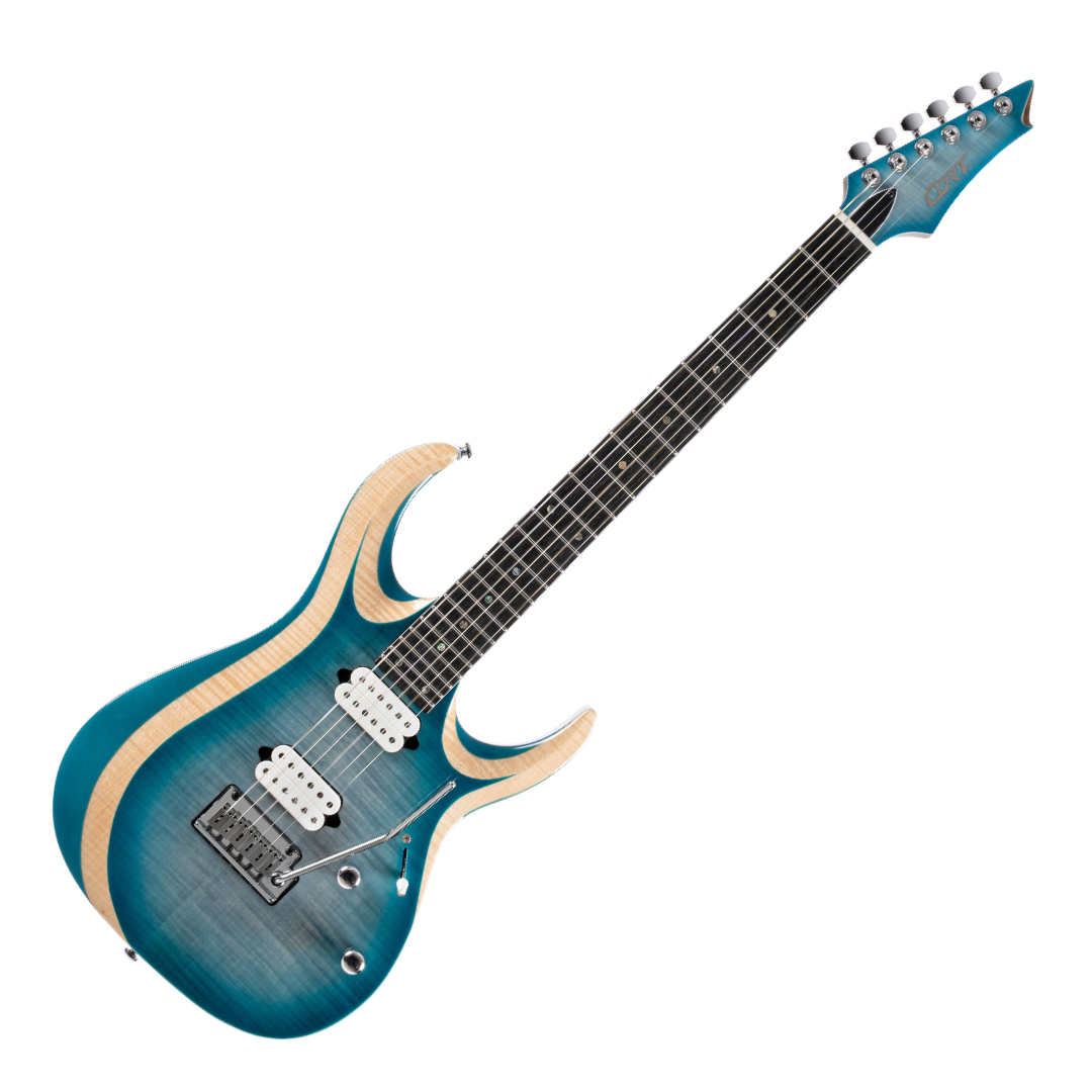 Cort X700 Duality II Electric Guitar in Polar Ice Burst | Ploutone