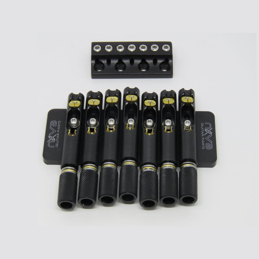Nova Guitar Parts 7-String Headless Guitar Bridge | Ploutone
