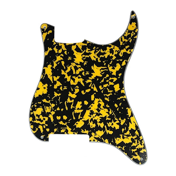 Strat Pickguard No Holes - 4-Ply Yellow Tortoise | Ploutone