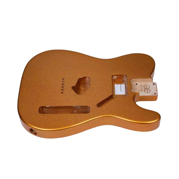 Finished Telecaster Body - Gold Sparkle – Ploutone