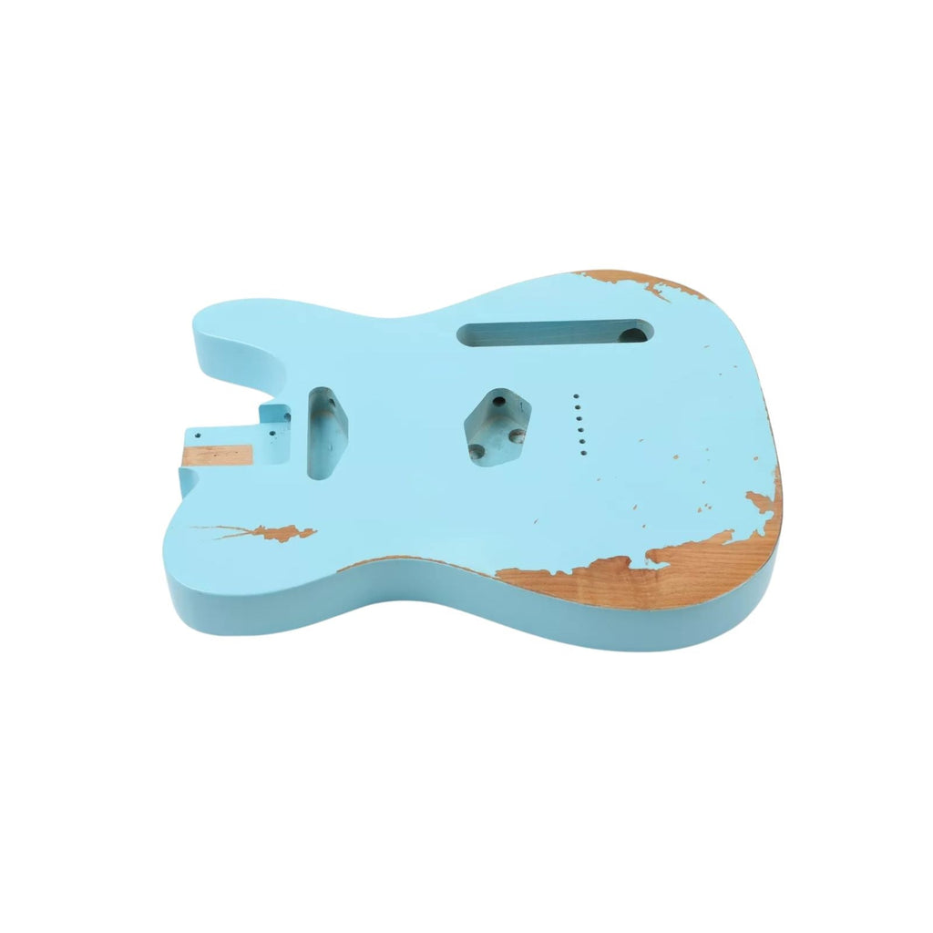 Finished Telecaster Body - Relic Sonic Blue – Ploutone