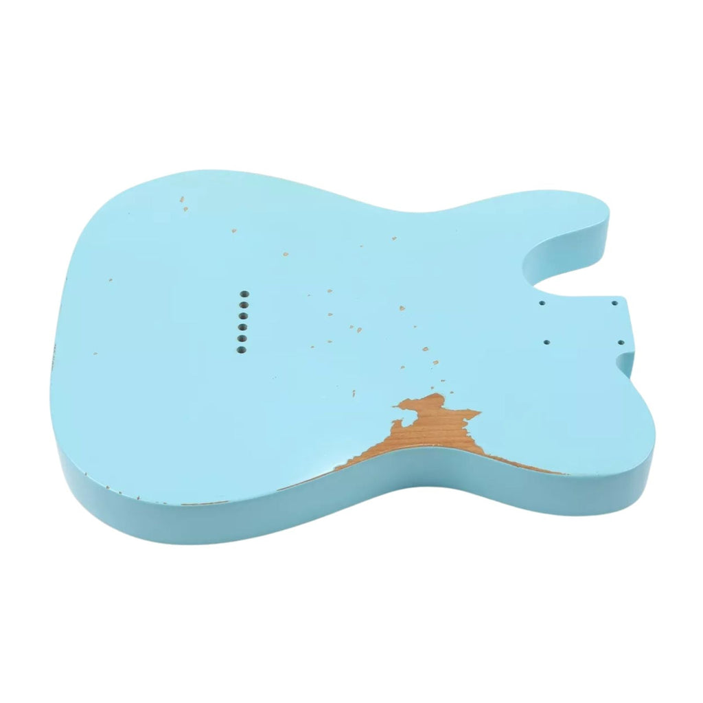 Finished Telecaster Body - Relic Sonic Blue – Ploutone