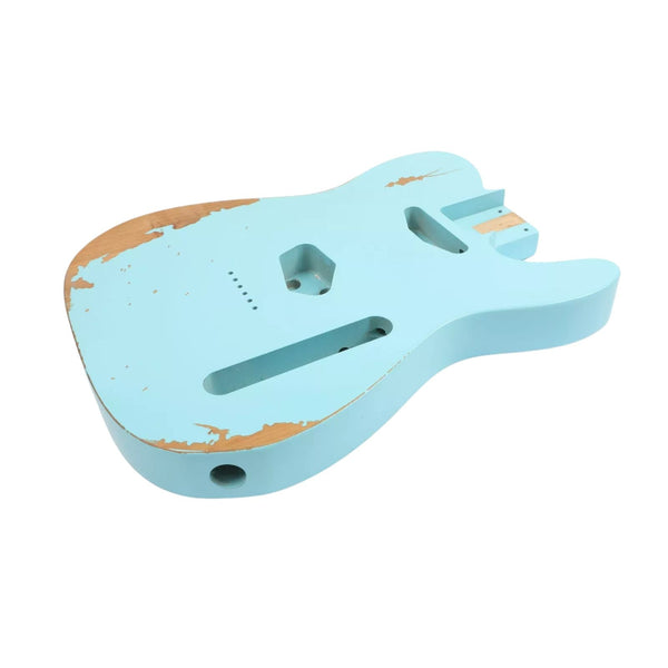 Finished Telecaster Body - Relic Sonic Blue – Ploutone
