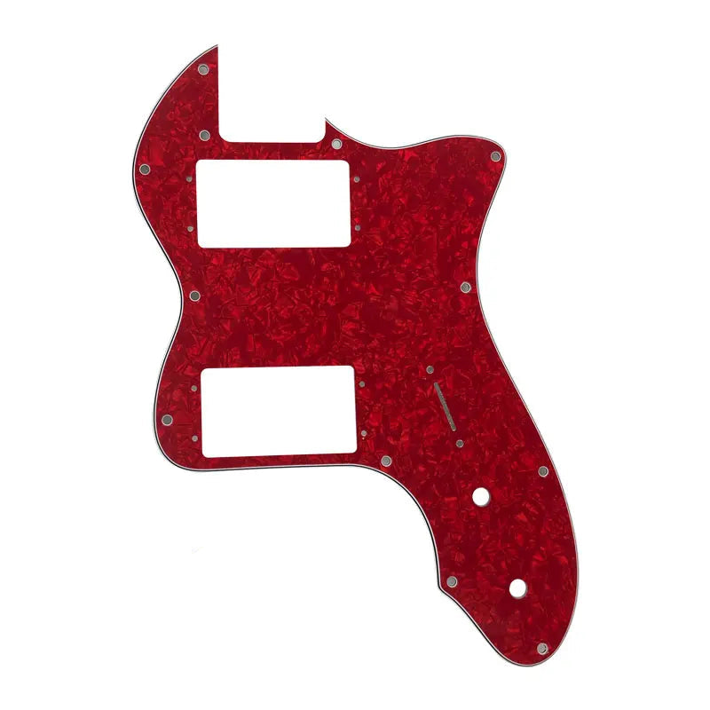 72' Thinline Telecaster Pickguard - 4-Ply Red Pearl | Ploutone