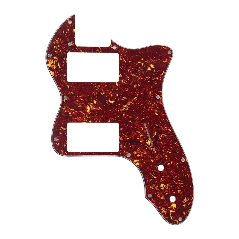 72' Thinline Telecaster Pickguard - 4-Ply Red Tortoise | Ploutone