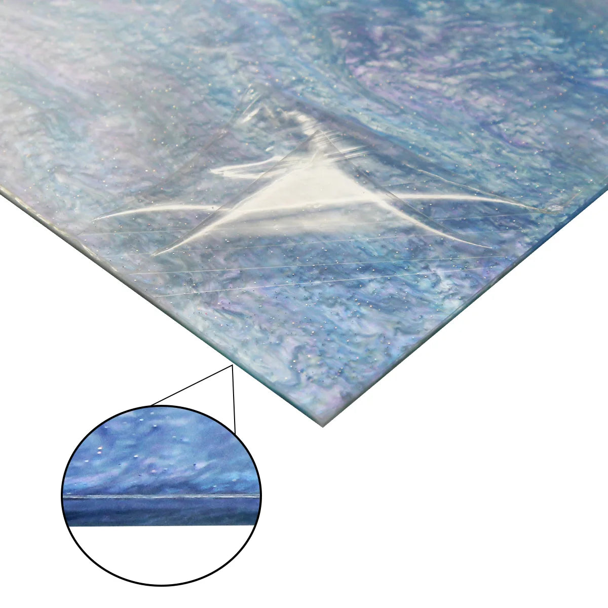 Guitar Pickguard Material - Lavender Swirl Acrylic - 17 x 11.5 inch ...