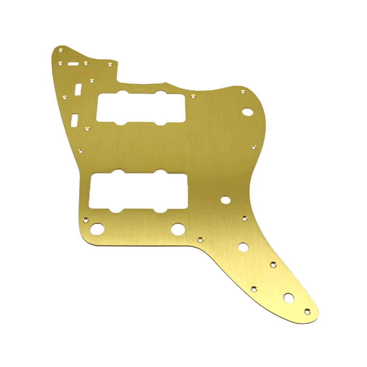 Metal Jazzmaster Pickguard 13-Hole - Gold Aluminum – Ploutone