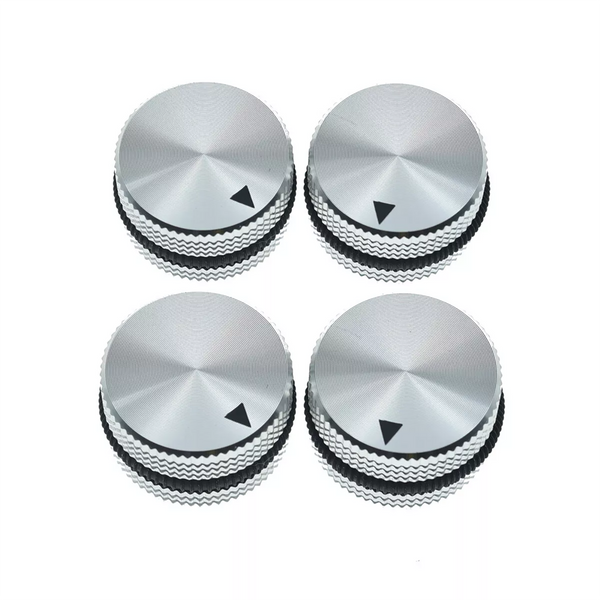 Metal Control Knobs - 25mm with Rubber O-Ring for Guitars, Basses & Am – Ploutone