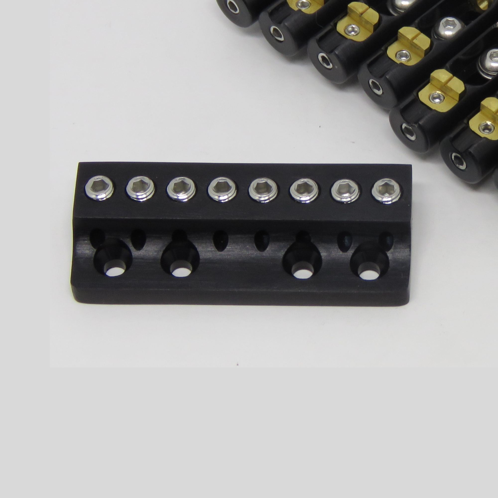 Nova Guitar Parts 8-String Multiscale Headless Guitar Bridge | Ploutone