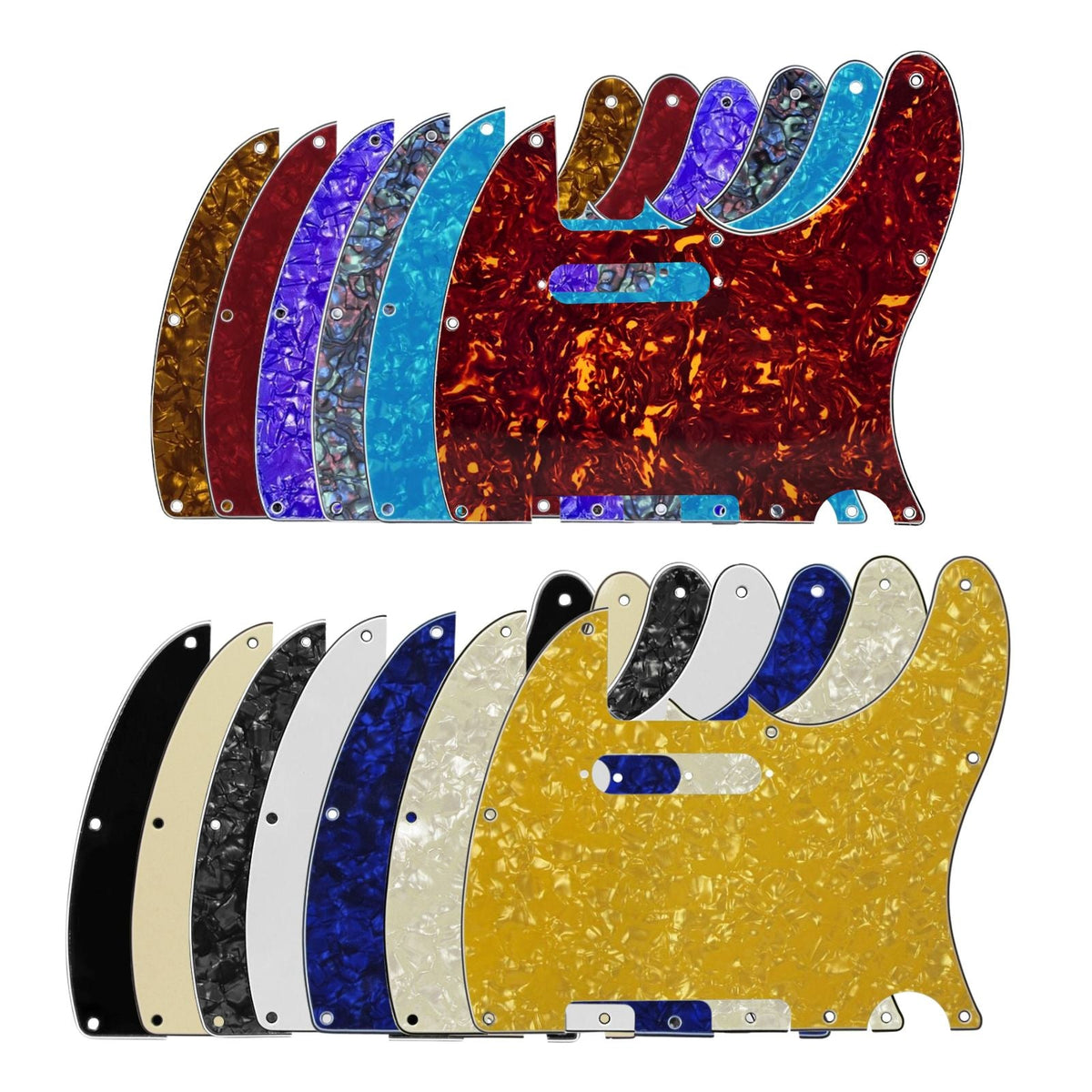 8-Hole Telecaster Pickguard - 20+ Colors | Ploutone