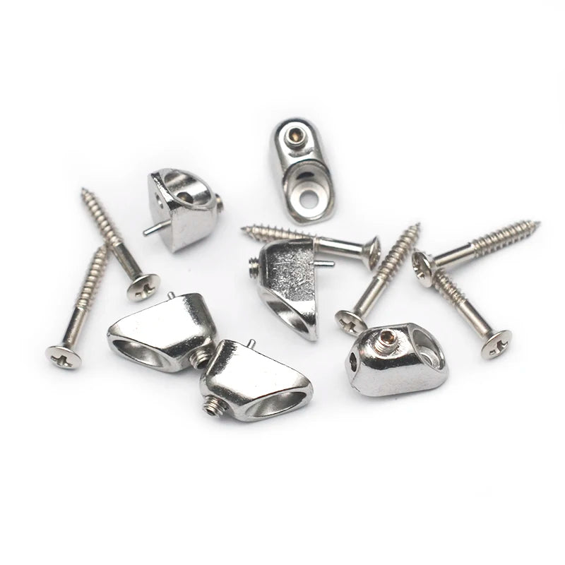 Individual Locking Headless Guitar Nuts - Set of 6 Chrome | Ploutone