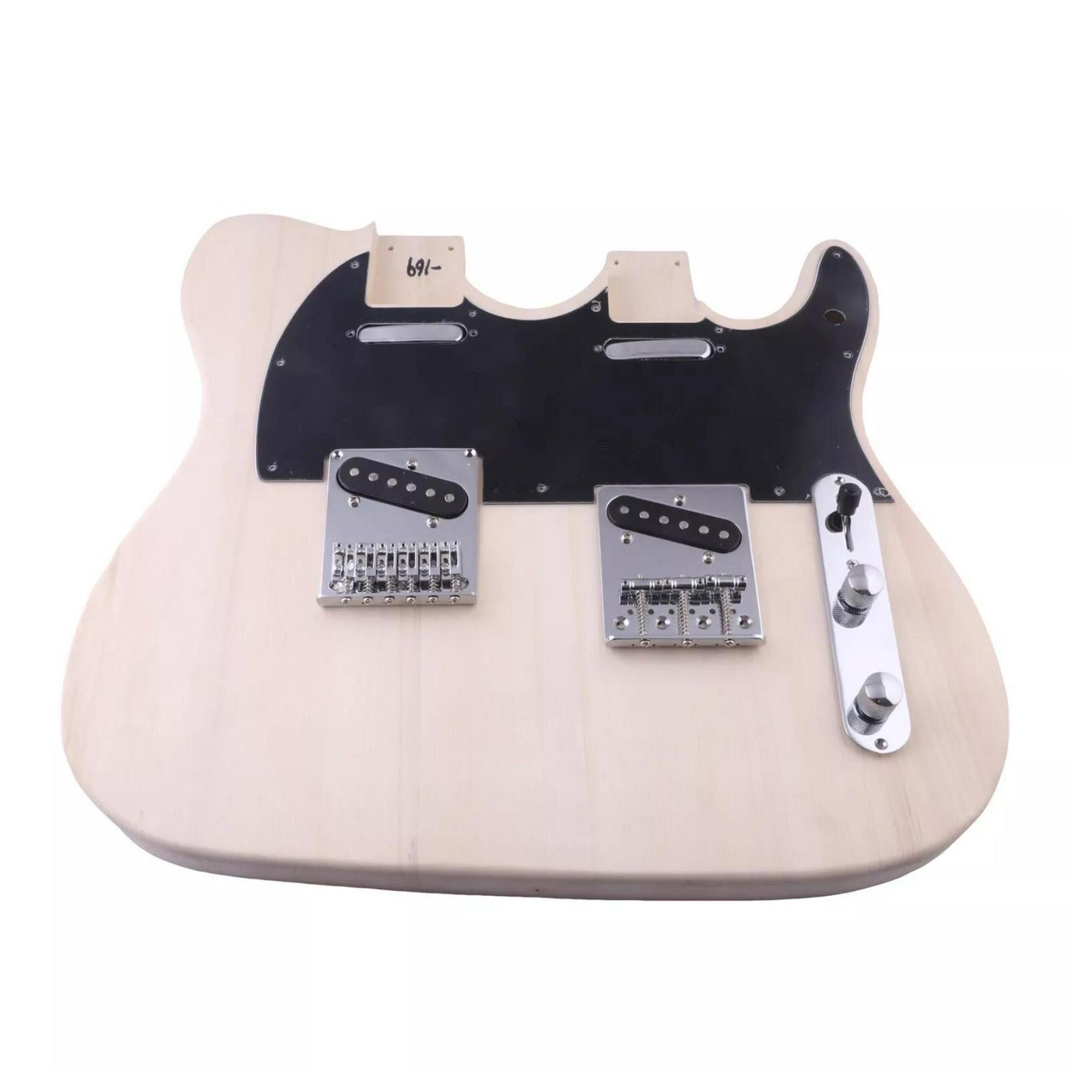 Tele Style Double Neck DIY Electric Guitar Kit – Ploutone