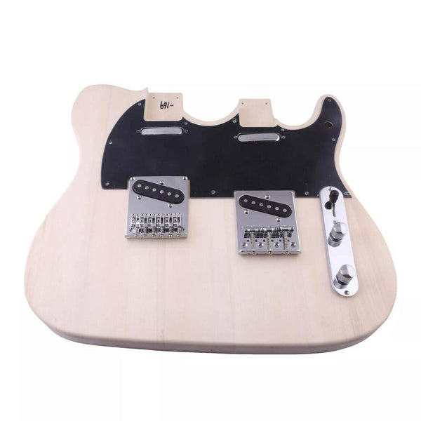 Tele Style Double Neck DIY Electric Guitar Kit – Ploutone