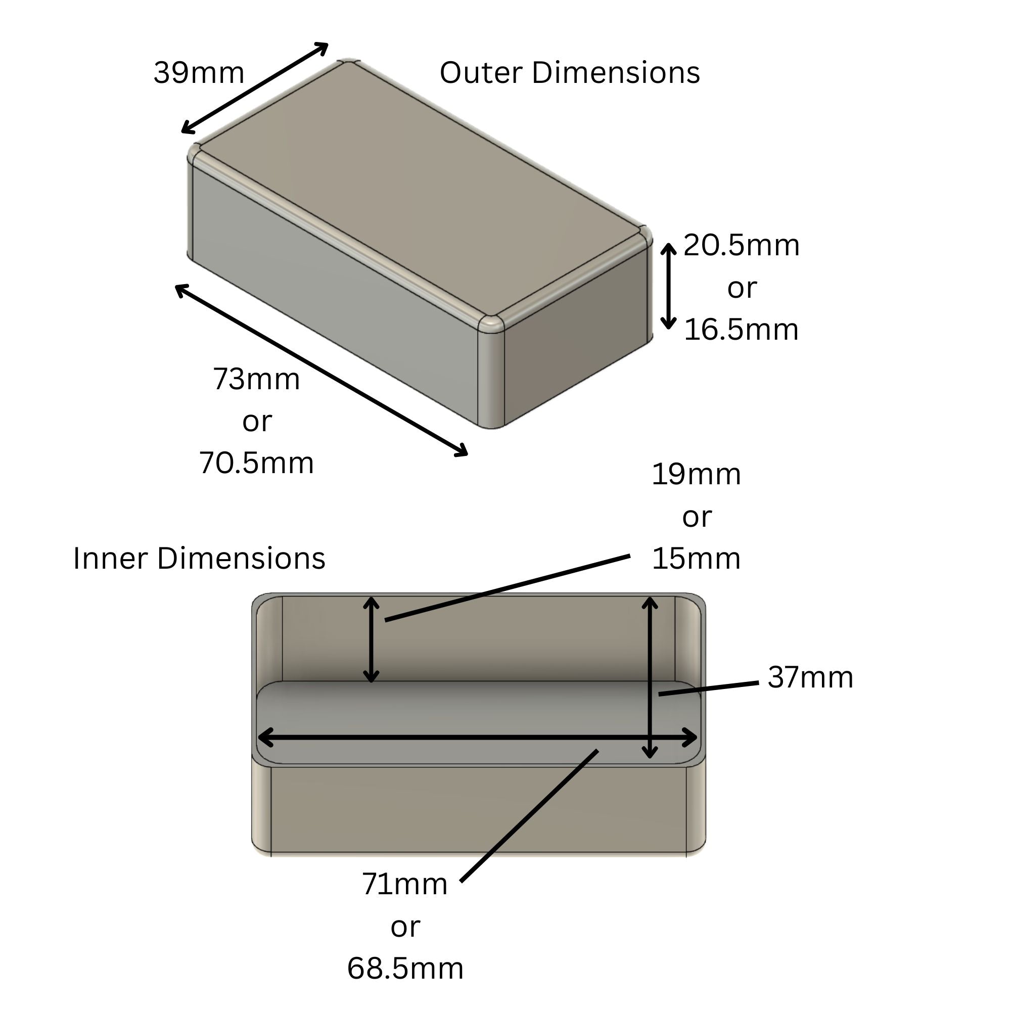 Custom HSS Pickup Cover Set (No Holes) - White & Black | Ploutone