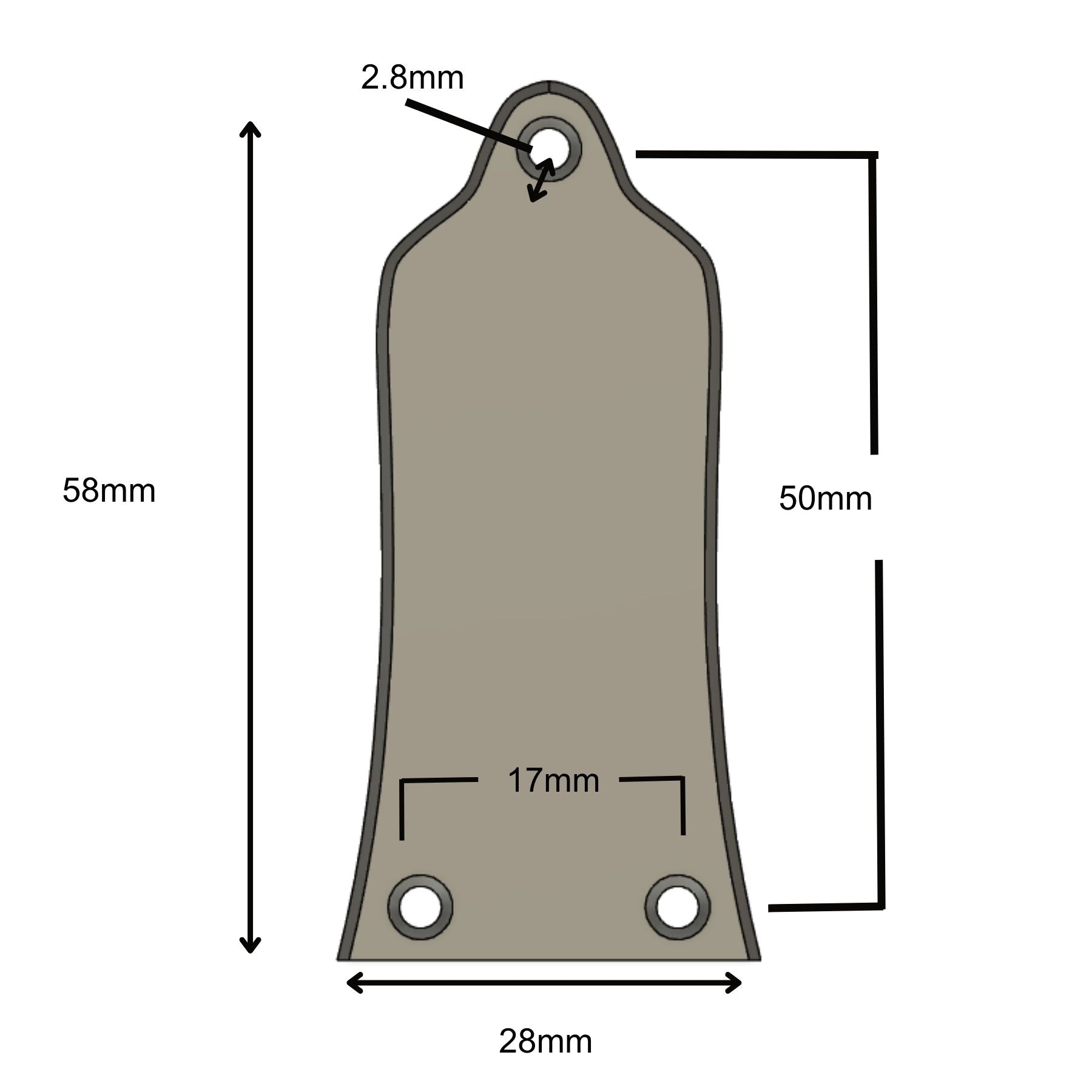 Custom Epiphone Truss Rod Cover - Epiphone Logo | Ploutone