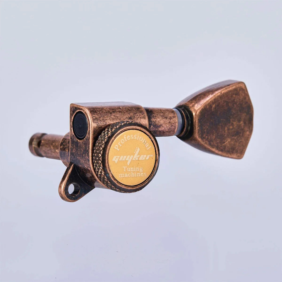 Guyker Relic Copper 3x3 Locking Guitar Tuners – 1:18 Ratio for 10mm ...