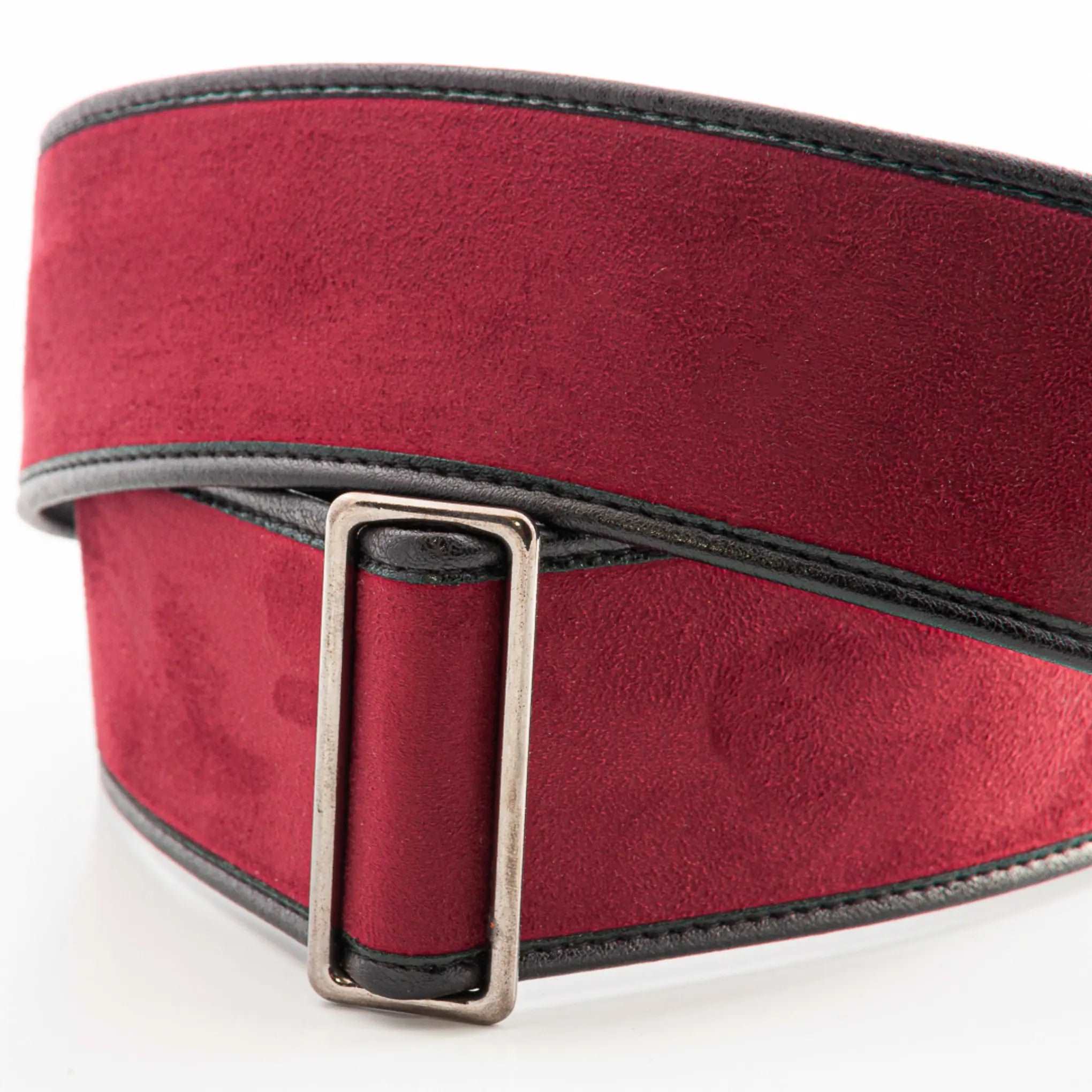 Red Velvet Guitar Strap | Steady Talisman Divine | Ploutone